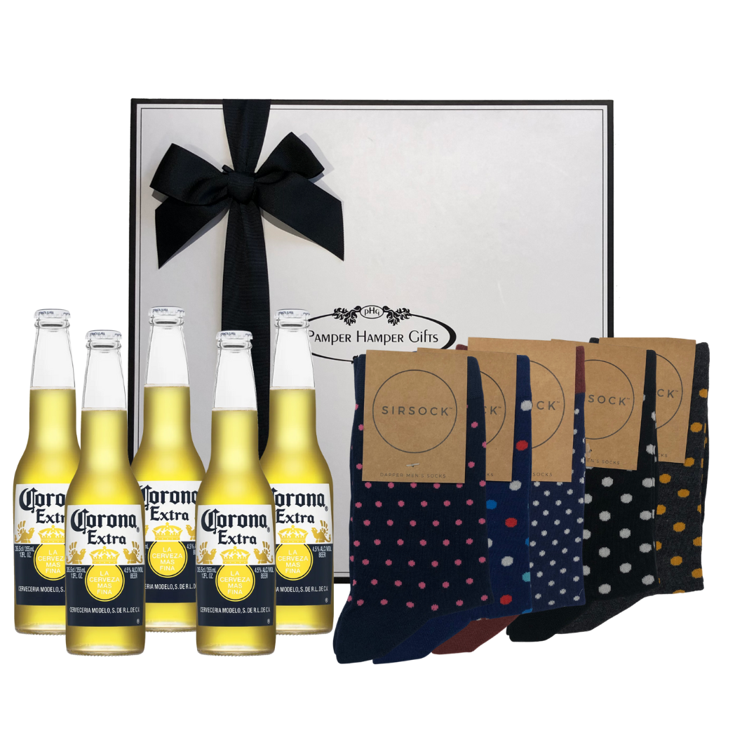 Corona Beer & Socks Gift Hamper | Gifts for Him